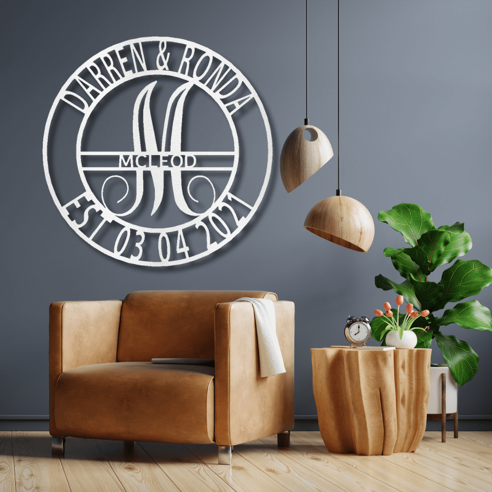 Elaborate Name - Steel Sign – Metal Decor 4U